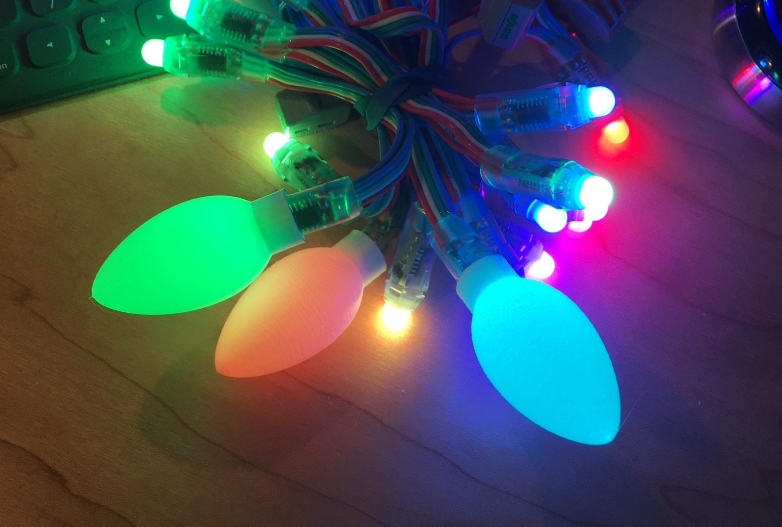 NeoPixel C9 Bulb Diffusers – Keith's Test Garage